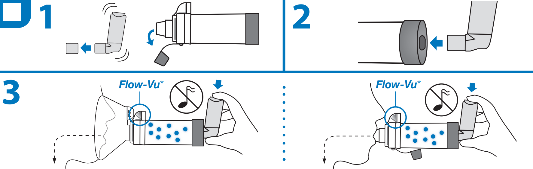 AEROCHAMBER PLUS* FLOW-VU* VHC Demo Kit | trudellmed.com